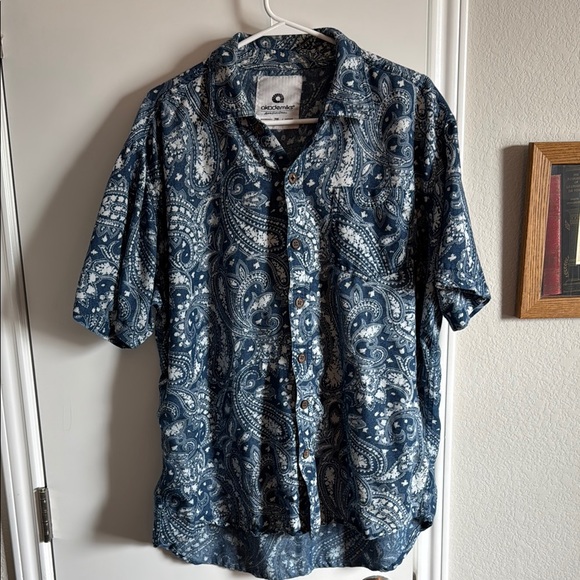 Ocean Current | Shirts | Akademics Ocean Current Blue Paisley Mens ...